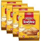 Britannia Toastea Premium Bake Rusk 1Kg (250g X 4) : Amazon.in: Grocery ...