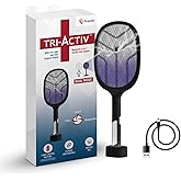 Tri-Activ Mosquito Racket 2 in 1 with UV Light | 6 Month Warranty ...