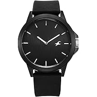 Buy Fastrack Quartz Analog Black Dial Silicone Strap Watch for Unisex ...