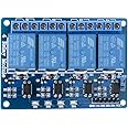 ELEGOO 4 Channel DC 5V Relay Module with Optocoupler for Arduino UNO R3 ...