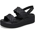 Buy Crocs Women Brooklyn Sandal 209977-060 Black/Black W5 at Amazon.in