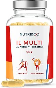 Multivitaminico Multiminerale | 25 Vitamine e Minerali con Zinco ...