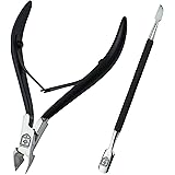 Cuticle Nipper, Saxhorn Cuticle Cutter and Remover with Cuticle Pusher ...