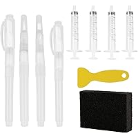 Zayookey 4pcs Large Capacity Touch-Up Paint Pen Drywall Repair Kit 5ml ...