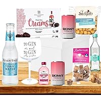 Pink Gin Gift Set - Christmas Gin Gifts for Women 4x5cl Flavoured Gin ...