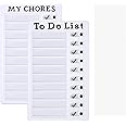 2Pcs Checklist Memo Board Includes to Do List Chart and My Chores Chart Planner with 20 Blank ...