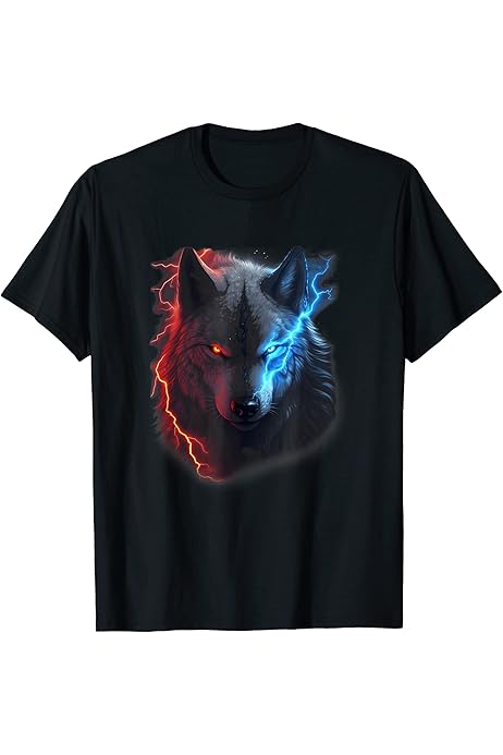 Blue Lightning Wolf Black Wolf With Lightning Powers And Blue Eyes On