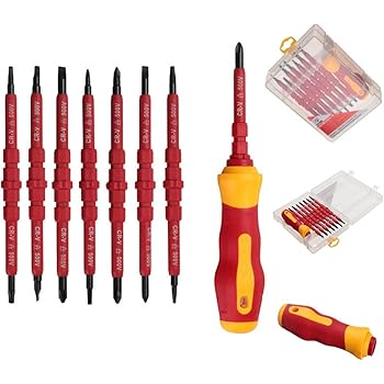 Draper 5721 VDE Interchangeable Insulated Blade Screwdrivers Set (10 Pieces): Amazon.co.uk: DIY ...