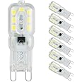 PURSNIC G9 LED Bulb 3W, G9 LED Light Bulb (33W Halogen Equivalent), Daylight White (6000k), 360 ...