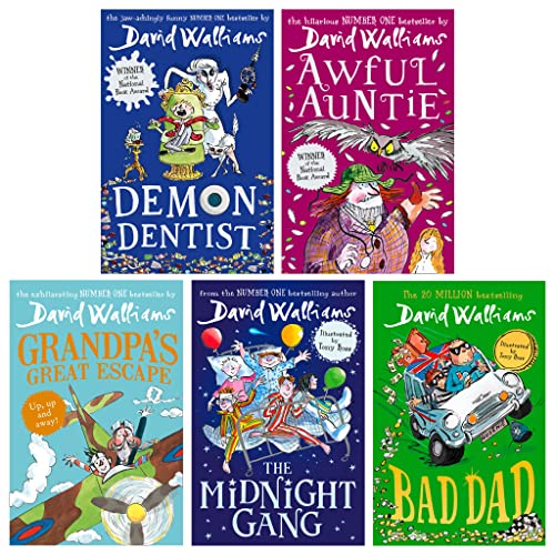 The World of David Walliams: Fun-Tastic Families 5 Books Set (Demon ...