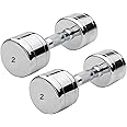 Buy Stainless Steel Dumbbells Set (2 kg X 2 = 4 Kg) Set of 2 adjustable ...