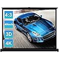 Docooler 40 inch Manual Pull Up Projection Screen High Definition Table ...