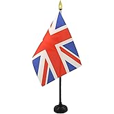 AZ FLAG - England Table Flag 4'' x 6'' - English Mini Desk Flag 100% ...