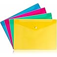 AZEEZ File Folders A4 Plastic Wallets Envelopes Document Popper Folder ...