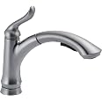 Delta Faucet 4353-AR-DST Linden Single Handle Water-Efficient Pull-Out ...