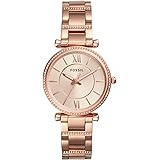 Fossil Analog Rose Gold Dial Women's Watch-BQ3181 : Amazon.in: Fashion