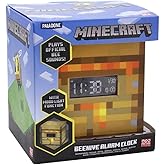 Paladone Minecraft Creeper Icon Alarm Clock - Creeper Glow Mode ...