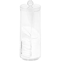 Compactor Cotton Pad Holder with Lid, Small Bathroom Storage Unit, 7.5 ...