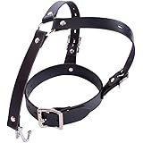 Strict Leather Bondage Collar with Nose Hook: Amazon.co.uk: Health ...