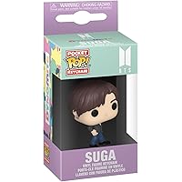 Funko POP! Keychain: BTS - Dynamite - Suga - Collectable Vinyl Mini Figure Novelty Keyring ...