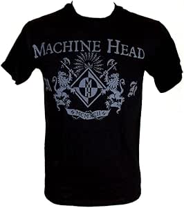 Machine Head - BLACK ON BLACK, T-Shirt, Large (Gr. L) guys tee: Amazon ...