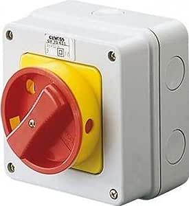 Gewiss GW70437 Rotary Isolator Switch 63amp 3 Pole IP65 3 Phase TP ...