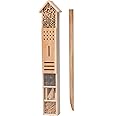 New Large Wooden Free Standing Insect Bugs Garden Hotel Home Bees ...