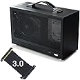 S300 Portable 8L Mini-ITX Case w/PCIe Riser Cable, Advanced Vented ...