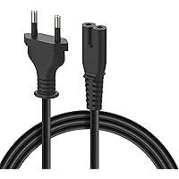 Buy TECH-X 5.9 Feet 2-pin Universal Replacement AC Power Cord Cable Wire for LED TV, Play ...