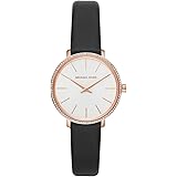 Michael Kors Damen Analog Quarz Uhr mit Leder Armband MK2659 : Amazon ...