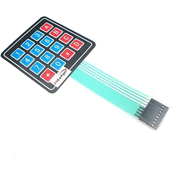 Adafruit Membrane 3x4 Grid Matrix Keypad with 7 Pin Header Strip ...