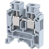 Elmex KUDF 4 - Screw Clamp Type Polyamide Fuse Terminal Block, Pack of ...