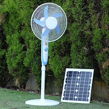 PK Green Solar Fan 12V 20W | Portable Solar Fan Kit for Car, Caravan ...