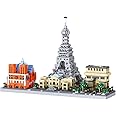 DAHONPA Paris Skyline Architecture Micro Building Blocks Set, 2462 Pieces with Eiffel Tower ...