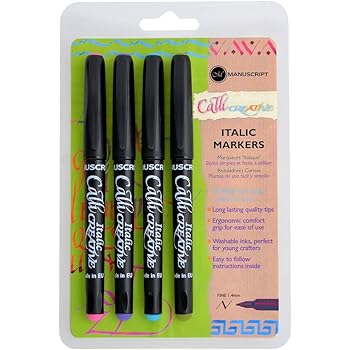 Papermate Berol Italic Calligraphy Lettering Pens Pack of 2 Pens ...