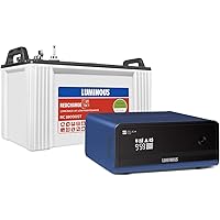 Luminous Inverter & Battery Combo for Home, Office & Shops (Zelio+ 1100 ...