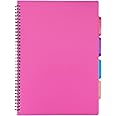 Tiger A4 project notebook (4 subjects) with plastic cover x 1 single ...