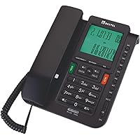 Beetel M64 Caller Id Landline Phone with 16 Digit and Adjustable LCD ...