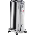 Schallen Portable Electric Slim Oil Filled Radiator Heater for Home and ...