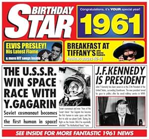 1961 Birthday Gifts - 1961 Chart Hits Compilation CD - 20 Original ...