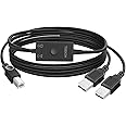 Printer Cable Splitter for Two Computers USB Splitter 1 in 2 Out USB-B ...