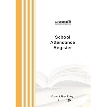 School Attendance Register (A4) S028: Amazon.co.uk: Office Products