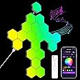 Kimimara Hexagon RGB LED Panel - Sechseck Gaming Wandleuchte Smart Lichter Musik Sync Modular ...