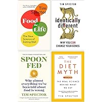 Tim Spector Collection 4 Books Set (Food for Life , Identically ...