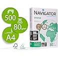 Navigator FSC Universal Paper A4 80gsm 500 Sheets : Amazon.co.uk ...