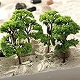 Model Trees, 10Pcs 9cm HO OO Scale Model Trees Train Railroad Layout ...