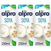 Alpro Soya Plant-Based Long Life Drink, Vegan & Dairy Free, Coffee Flavour 1L (Pack of 8 ...