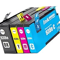 HP 938 Black Original Ink Cartridge | Compactible with HP OfficeJet Pro ...