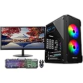 EXZON Gaming Pc Full setup Desktop complete computer system Core I7 860 ...