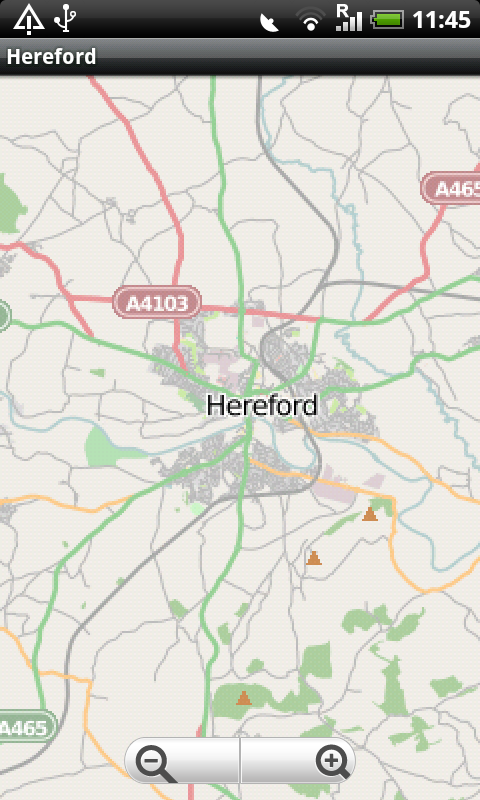 Hereford UK Street Map : Amazon.de: Apps & Spiele